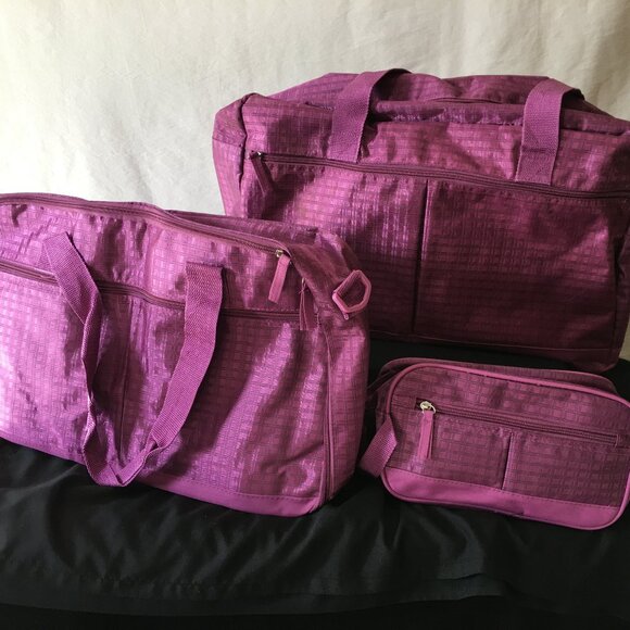 Bags | 3 Piece Travel Bag Set | Poshmark